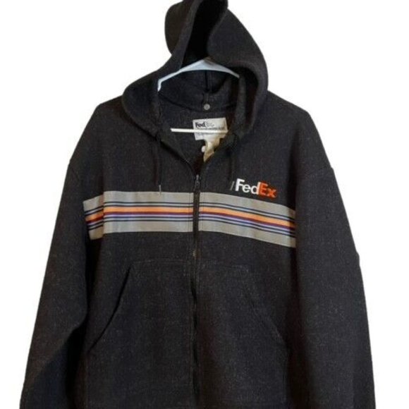 stan herman | Jackets & Coats | Fedex Stan Herman Employee Full Zip ...